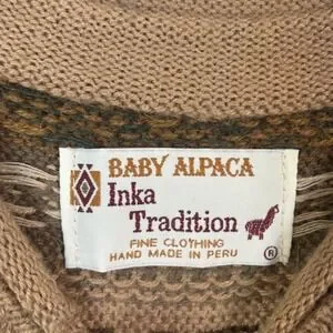 Inka Tradition | Sweaters | Inka Tradition Baby Alpaca Hand Made Peru ...